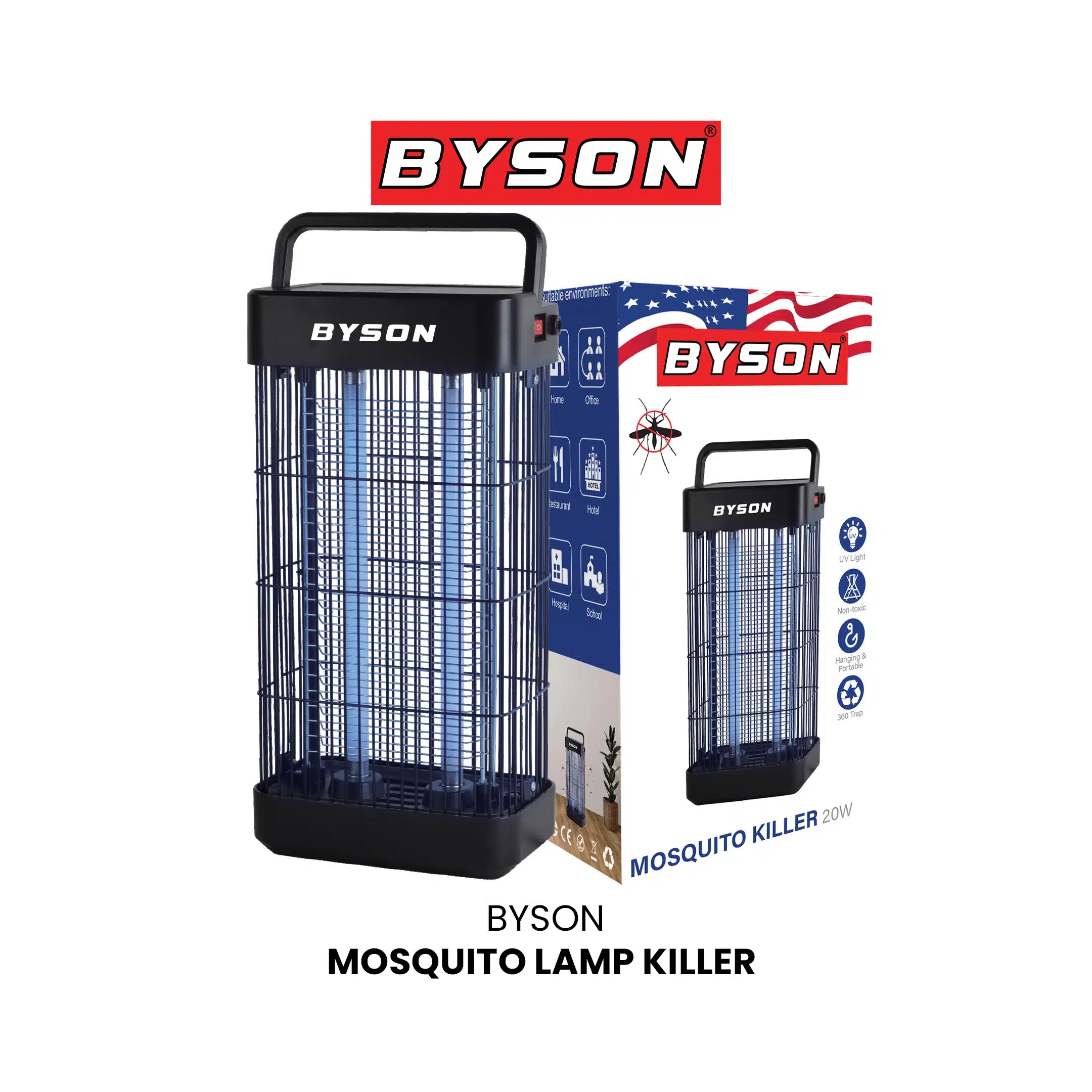BYSON MOSQUITO KILLER LAMP – SHARK GENERAL TRADING