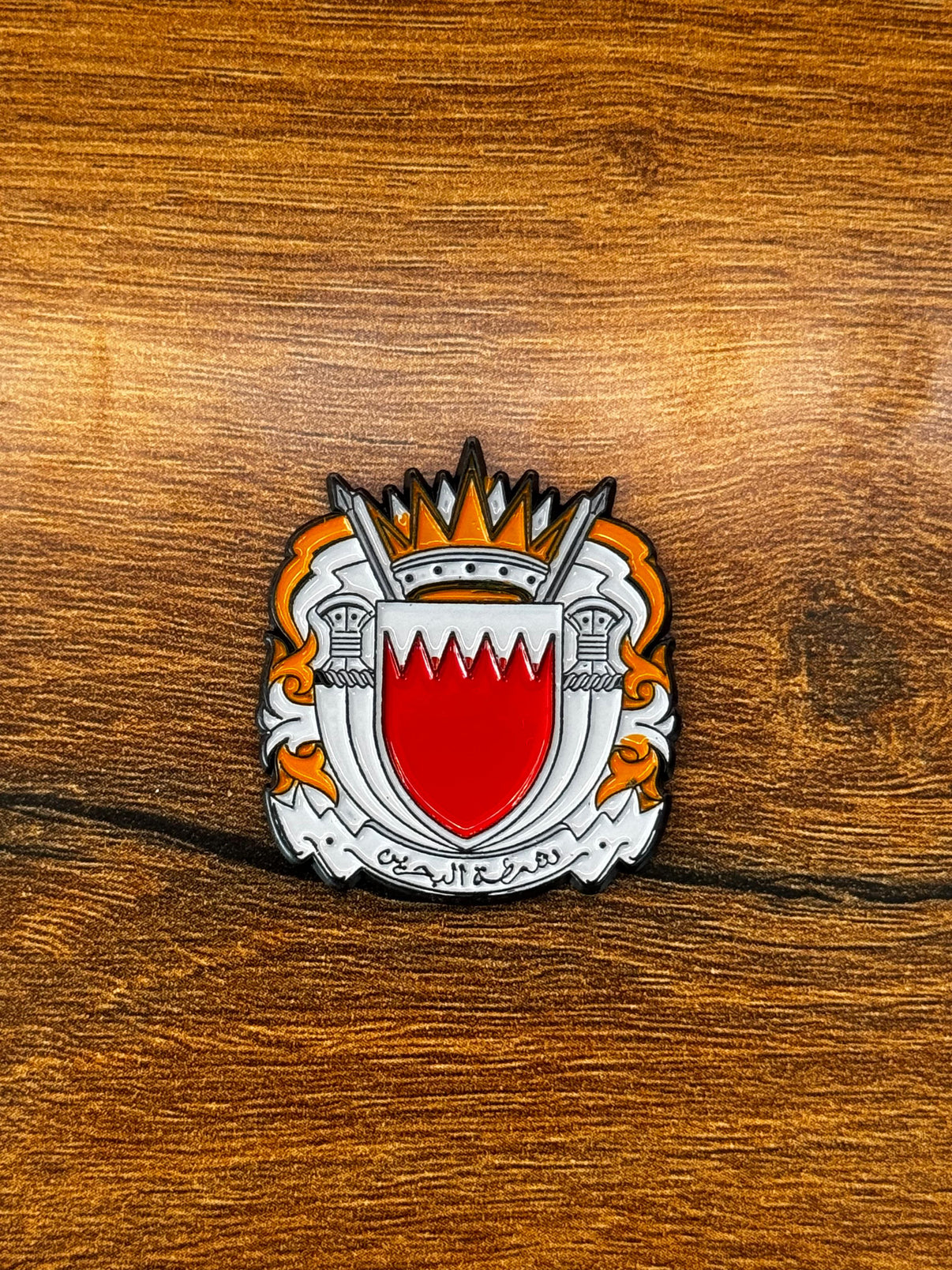 BADGE BAHRAIN DEFENCE FORCE LOGO – SHARK GENERAL TRADING